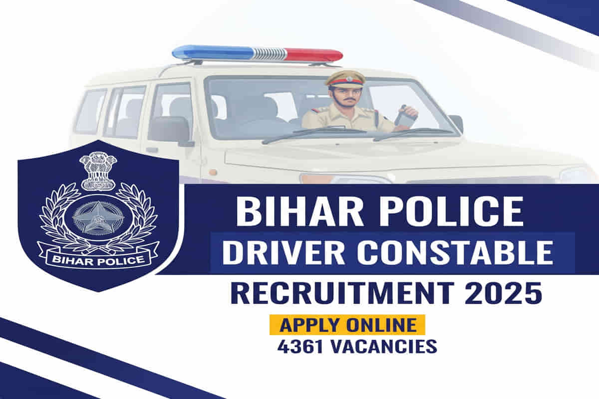 Bihar Police Constable Driver Admit Card 2025 for 4361 - Apply Kare